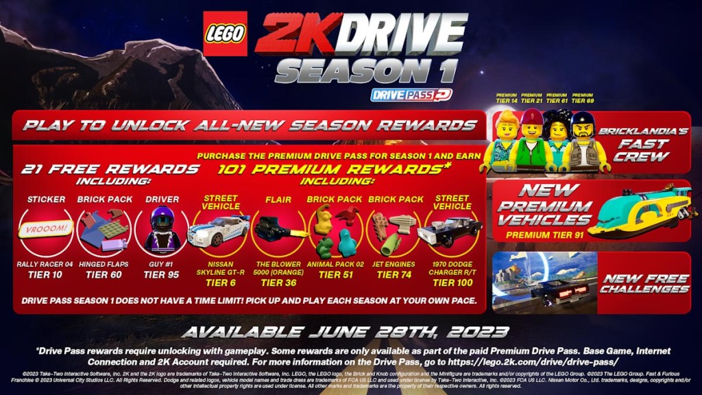 LEGO 2K Drive Introduces First Drive Pass Season with Fast & Furious ...