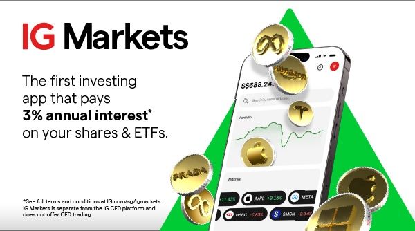 IG Launches Singapore’s First App Paying 3% Interest on Shares ...